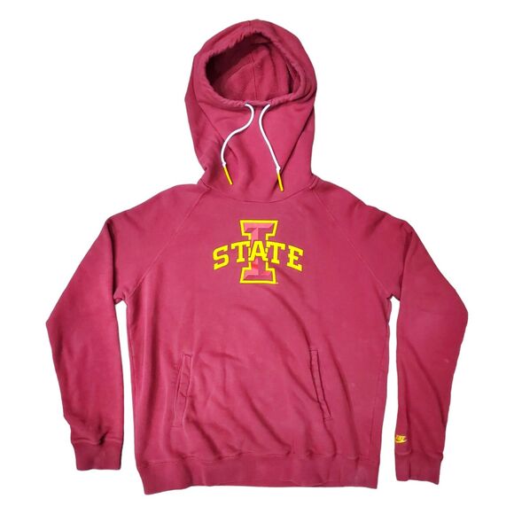 Nike | Shirts | Iowa State Cyclones Sweater Adult Xl Red Nike Mock Neck ...